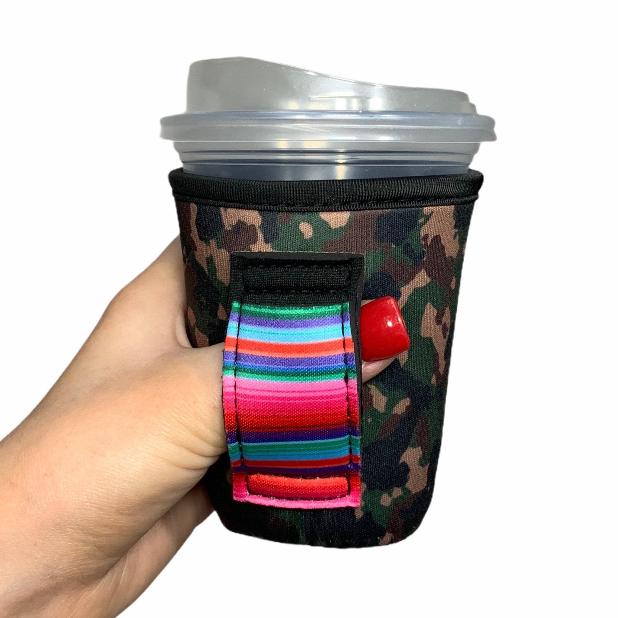 Camo w/ Serape Small & Medium Coffee Handler™ – Drink Handlers