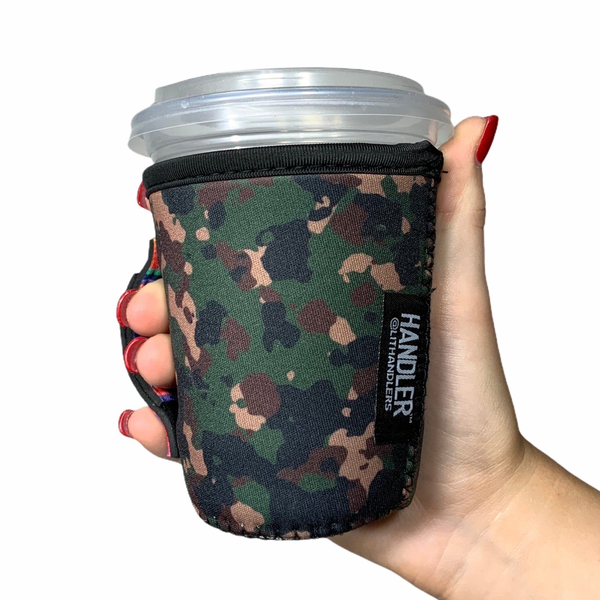 Camo w/ Serape Small & Medium Coffee Handler™ – Drink Handlers